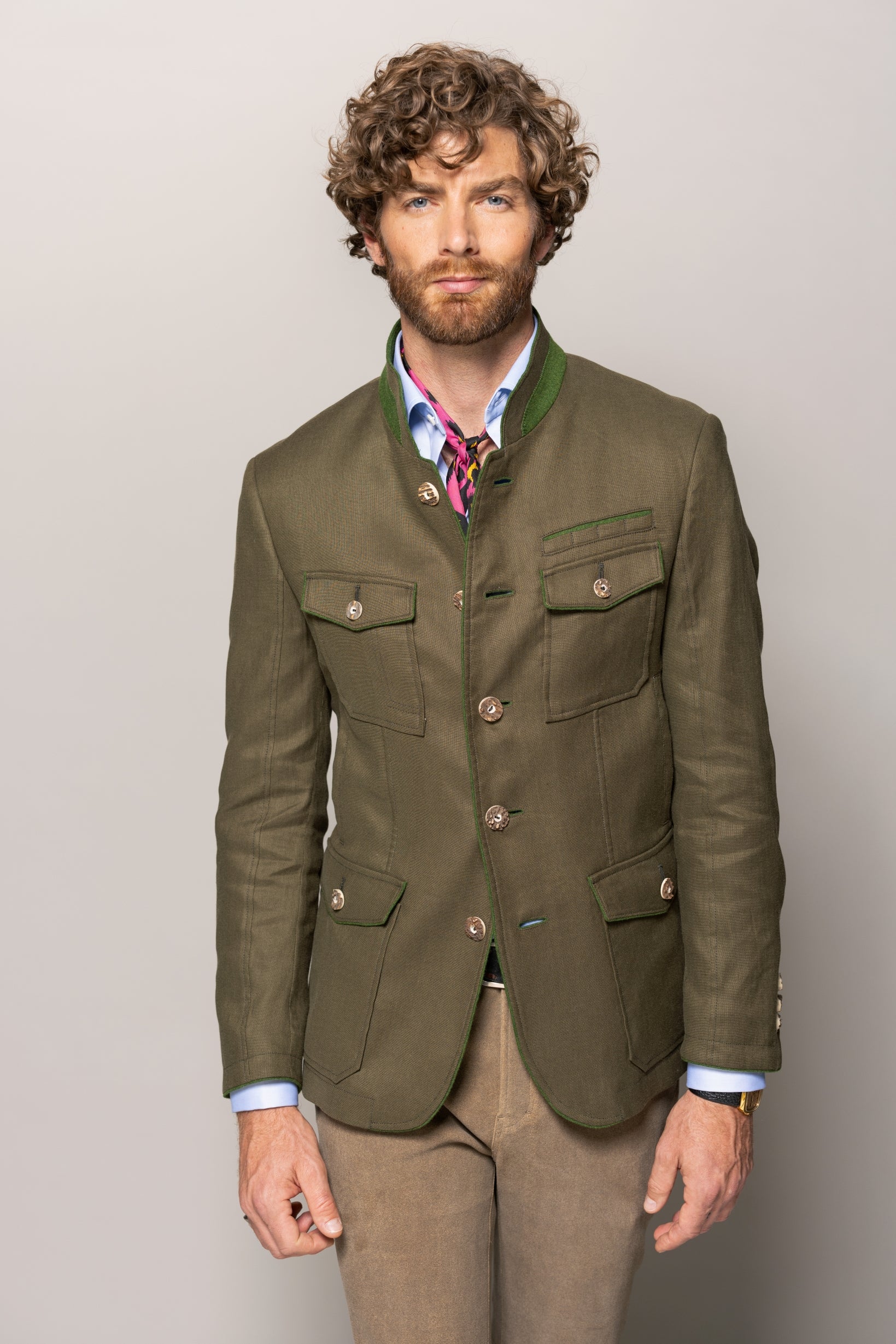 Habsburg Men's Jacket Adrian - Panama Fluid Stretch