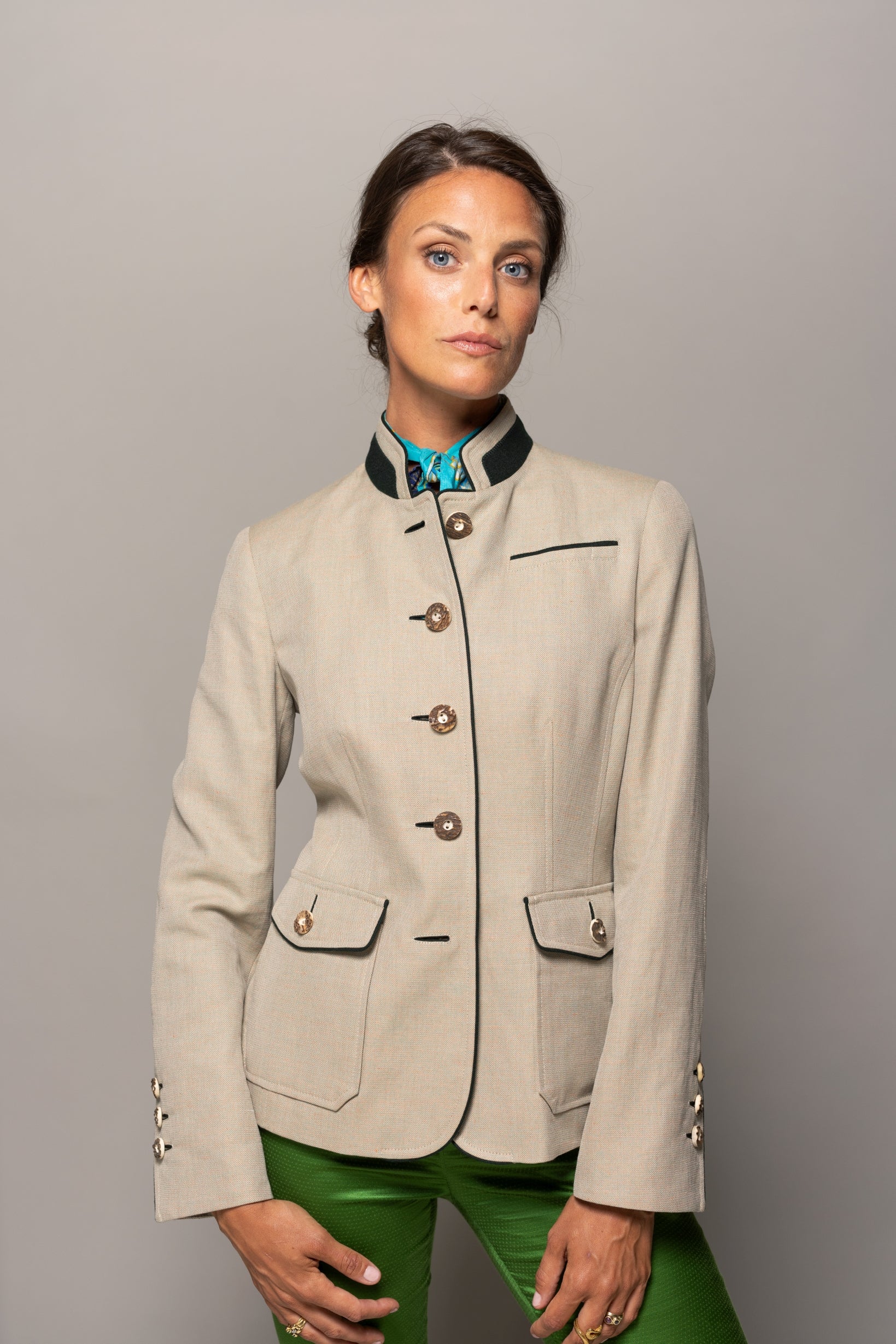 Habsburg women's jacket Aschach - 100% hunting linen